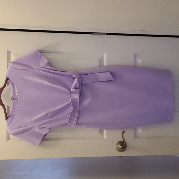 Calvin Klein | Dresses | Lilac Calvin Klein Spring Dress | Poshmark